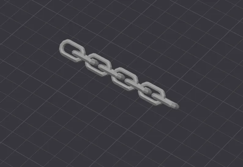 Squared Off and Edged 3D Chain by Devlin MakerWorld: Download Free 3D ...