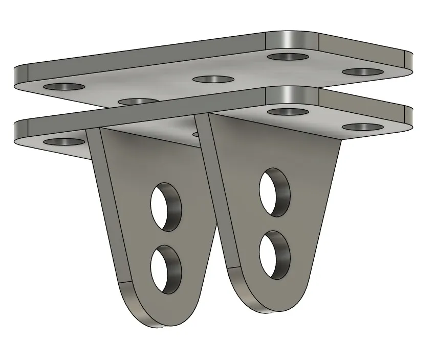 GMT800 flipped axle traction bar bracket templates by station road rat ...