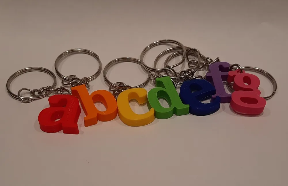 Alphabet Keychains – Complete A-Z Set by Renediy MakerWorld: Download ...