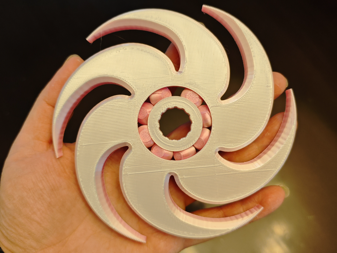 Fingertip Spinner, Finger Spin Gyro (Print-in-Place, no supports) with ...