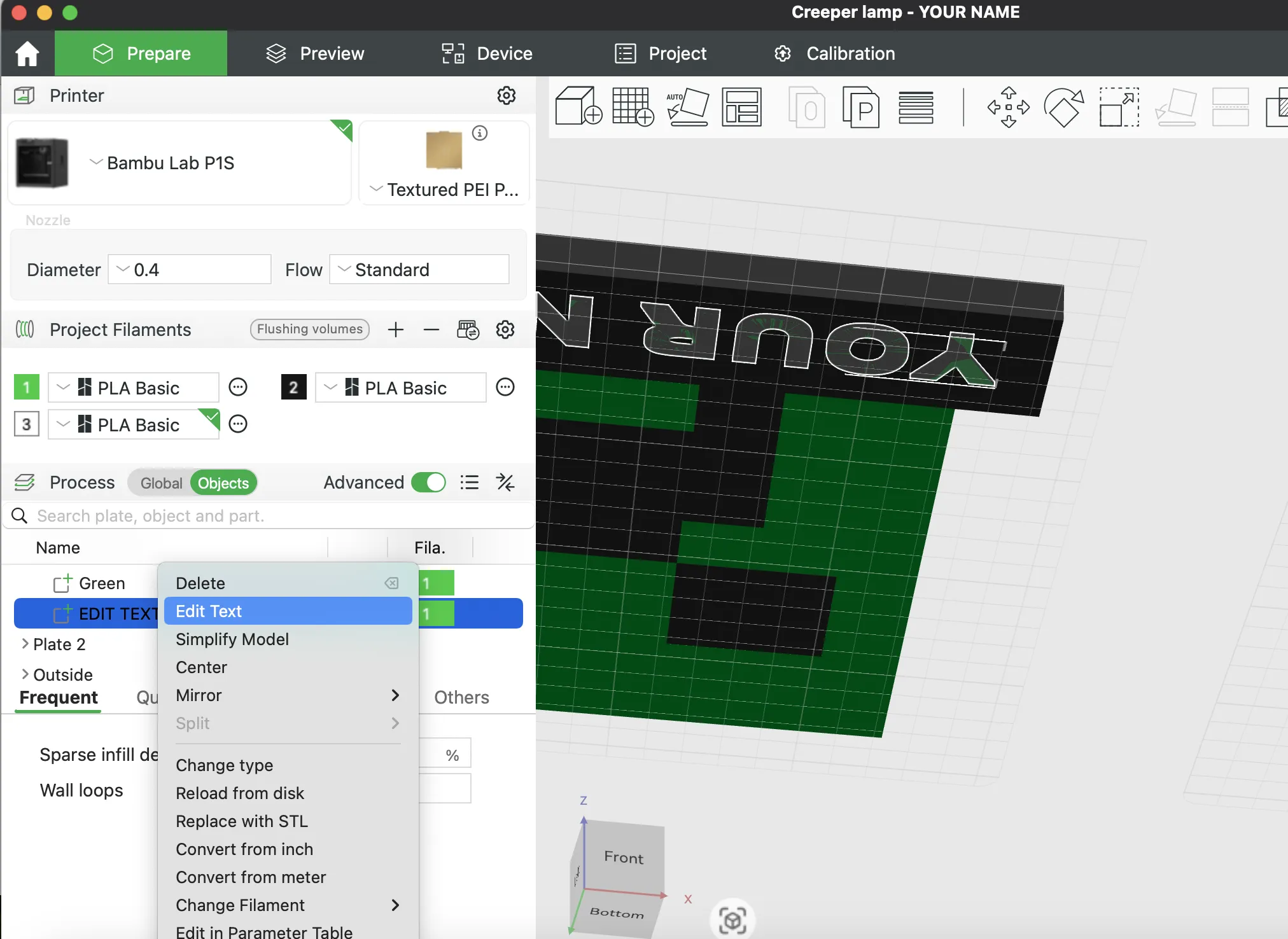 Minecraft Creeper Lightbox by Zagni MakerWorld: Download Free 3D Models
