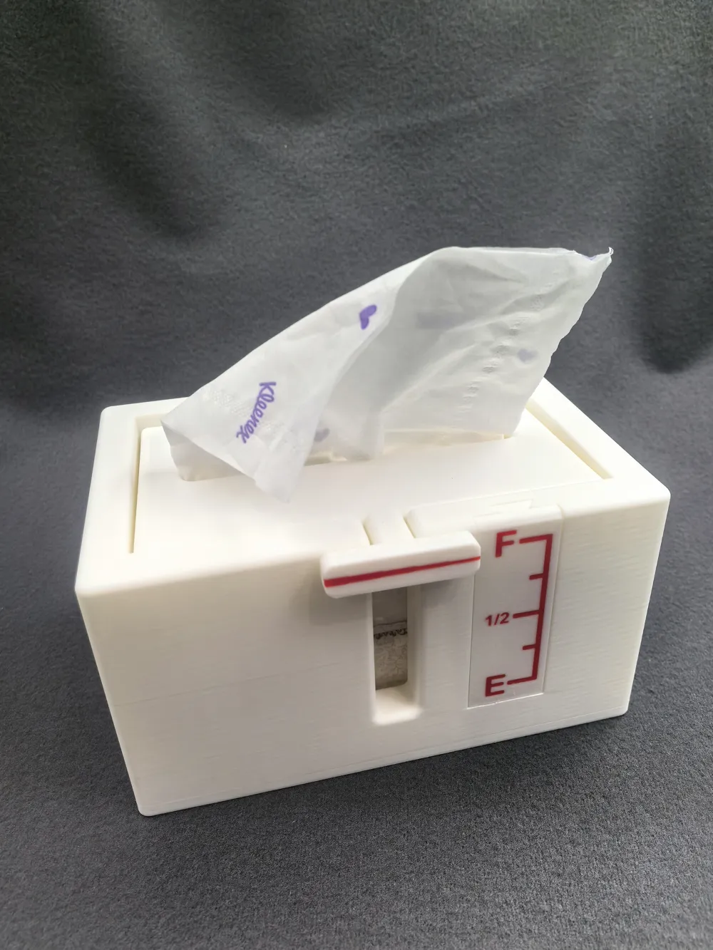 Recessed Tissue Box with Graduations by user_2735498483MakerWorld ...
