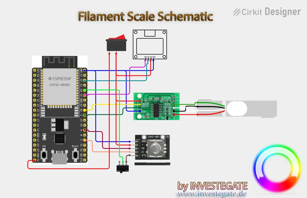 SCALEY - The Filament Scale for 1kg Spools Rolls Remixed by INVESTEGATE ...