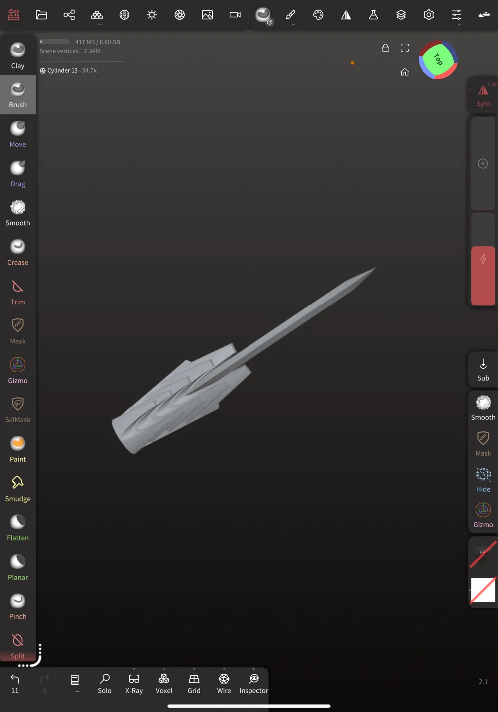 Wrist scythe - Custom 1/100 gunpla accessory by Maker Mavericks ...