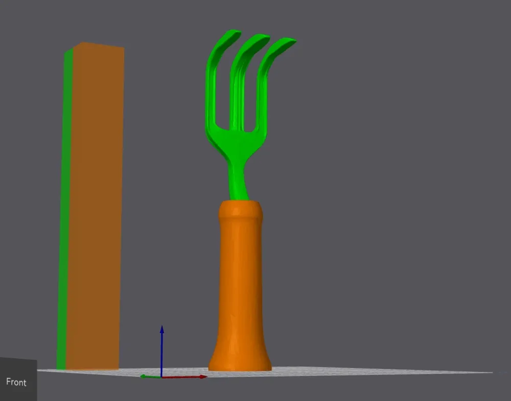 Handheld Gardening Rake - Print in Place by DevlinMakerWorld: Download ...