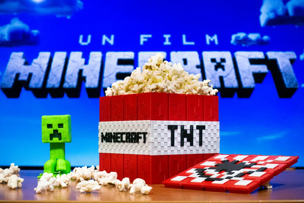 Minecraft Movie TNT PopCorn Bucket - Free 3D Print Model - MakerWorld
