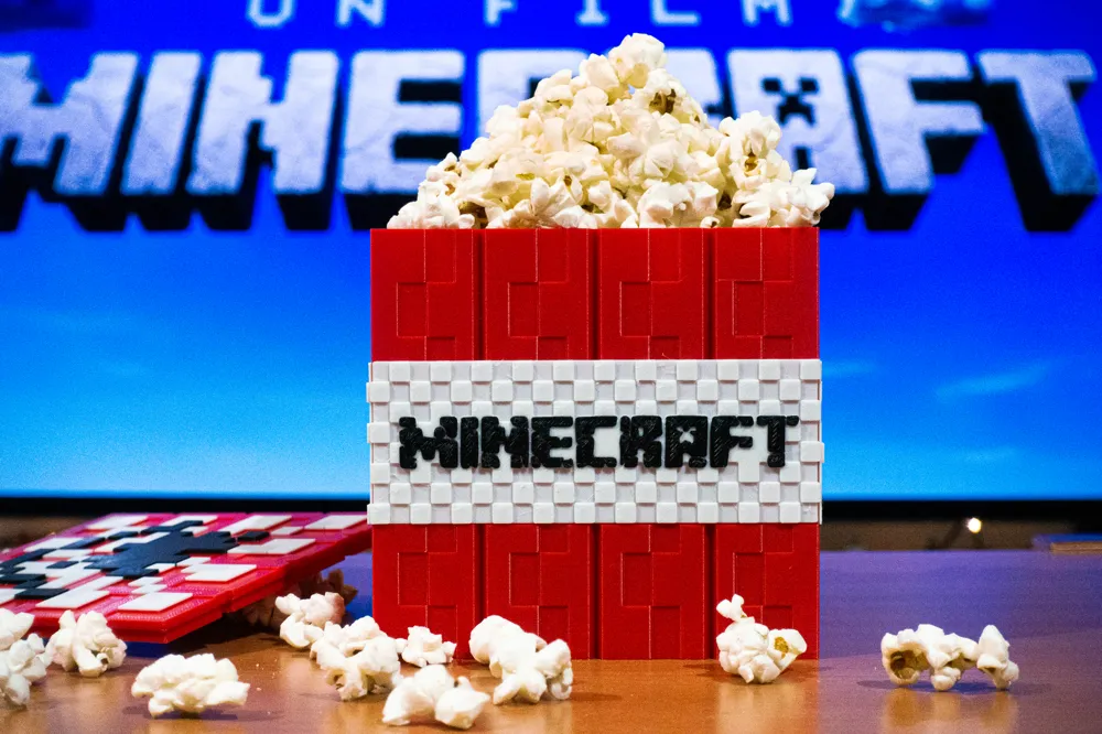 Minecraft Movie TNT PopCorn Bucket by Astro Factory MakerWorld ...