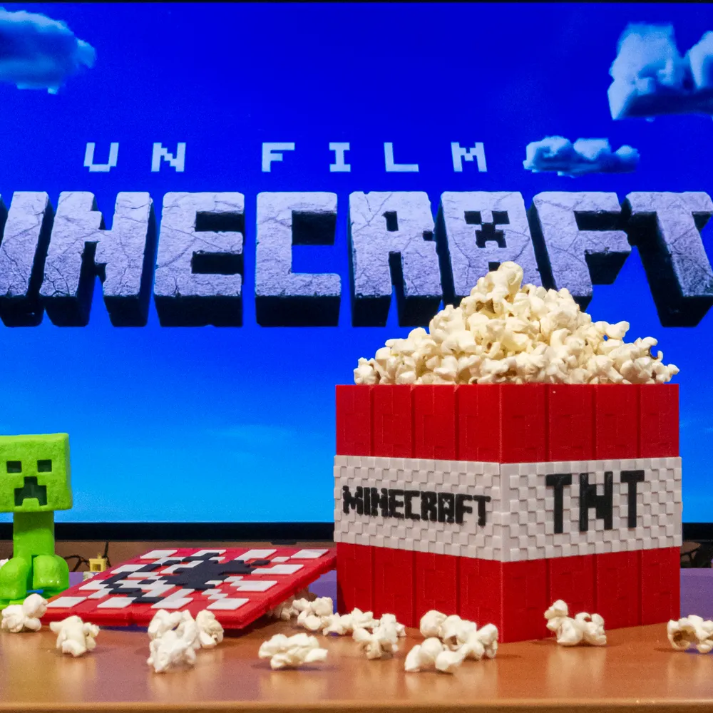 Minecraft Movie TNT PopCorn Bucket by Astro Factory MakerWorld ...