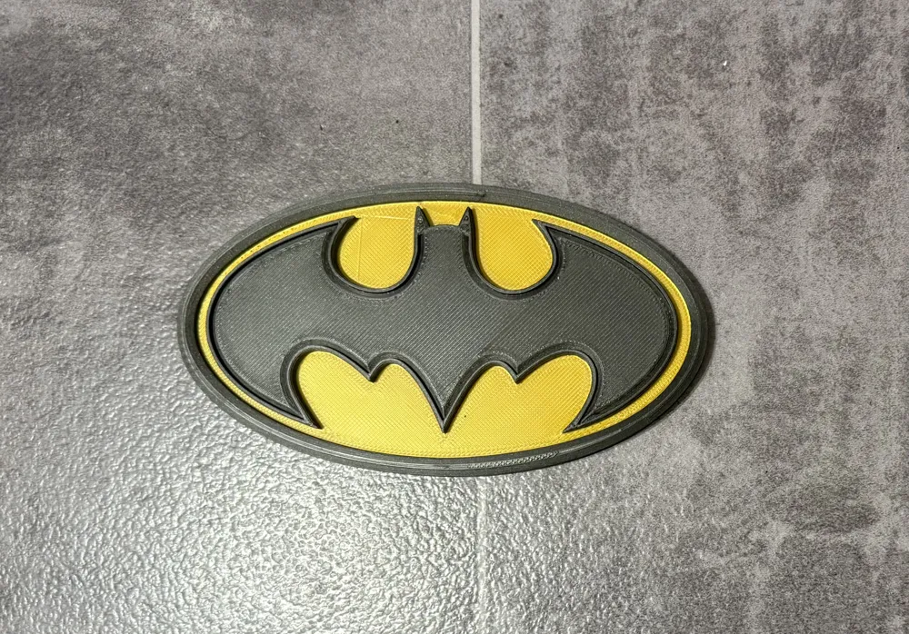 Batman Emblem N°1 by Syssnow MakerWorld: Download Free 3D Models