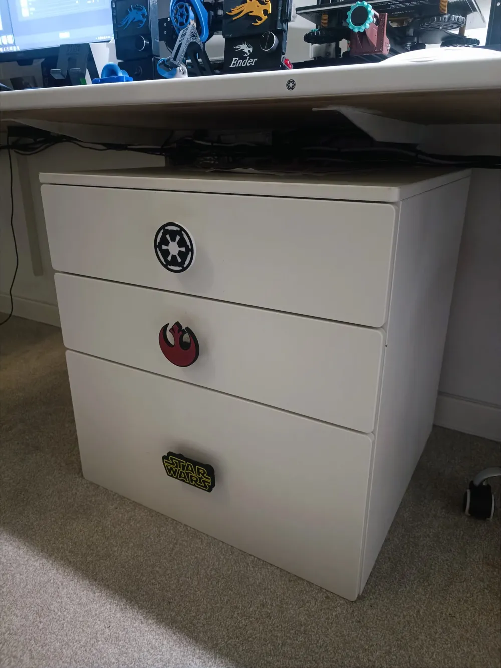 Star Wars Drawer Pull , cabinet handle by DYMOMakerWorld: Download Free ...
