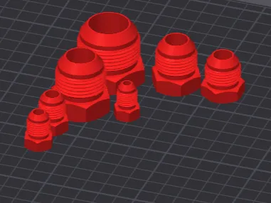 JIC plugs 37 degree - Free 3D Print Model - MakerWorld