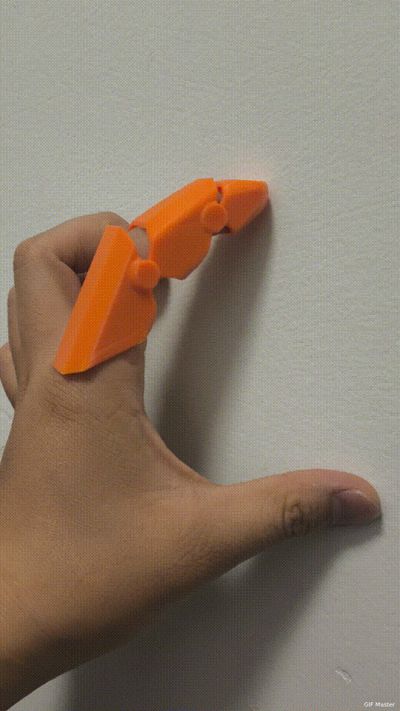 Cyberpunk Finger Ring (Finger Armor) by user_2605208401 MakerWorld ...