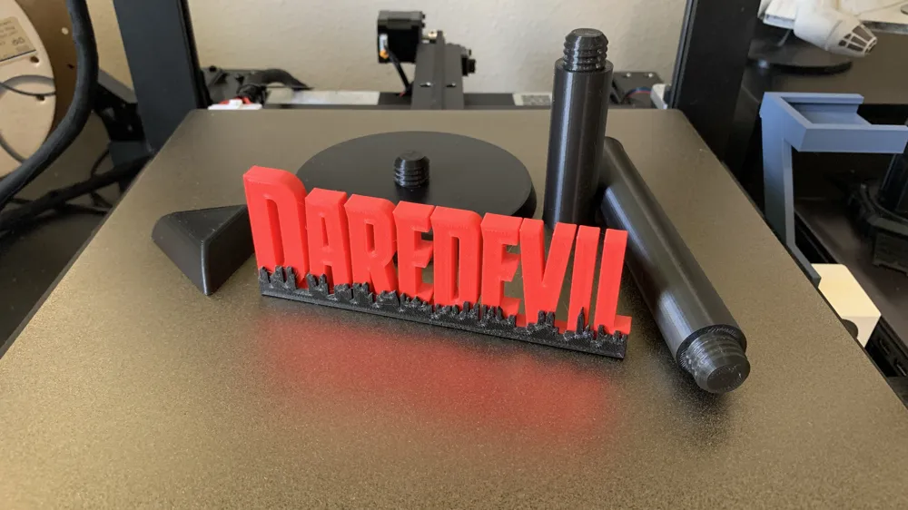 Daredevil Born Again Helmet Stand by bdubil MakerWorld: Download Free ...