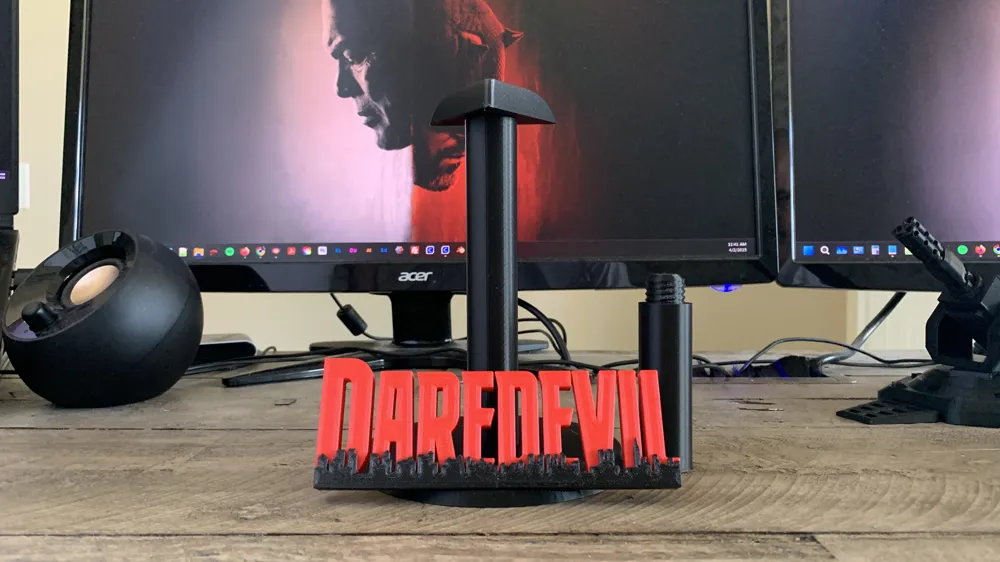 Daredevil Born Again Helmet Stand by bdubil MakerWorld: Download Free ...