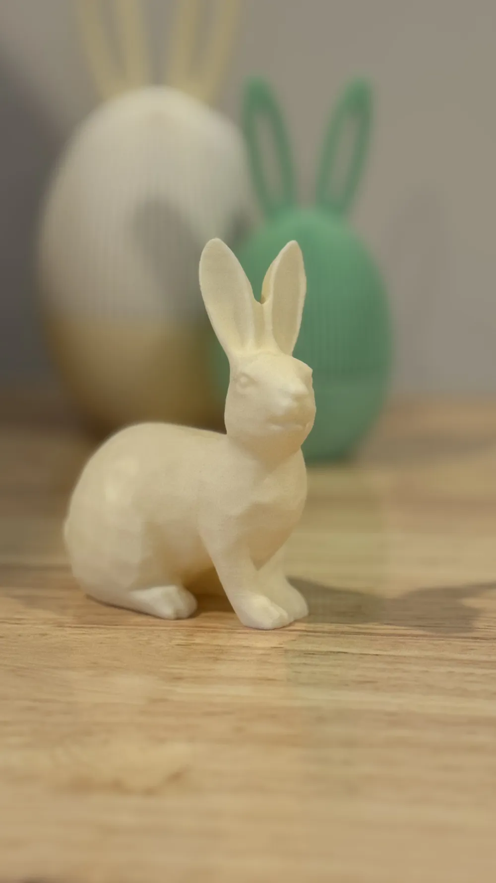 Adorable Bunny Trio – Sitting Rabbit Figurines - Free 3D Print Model ...