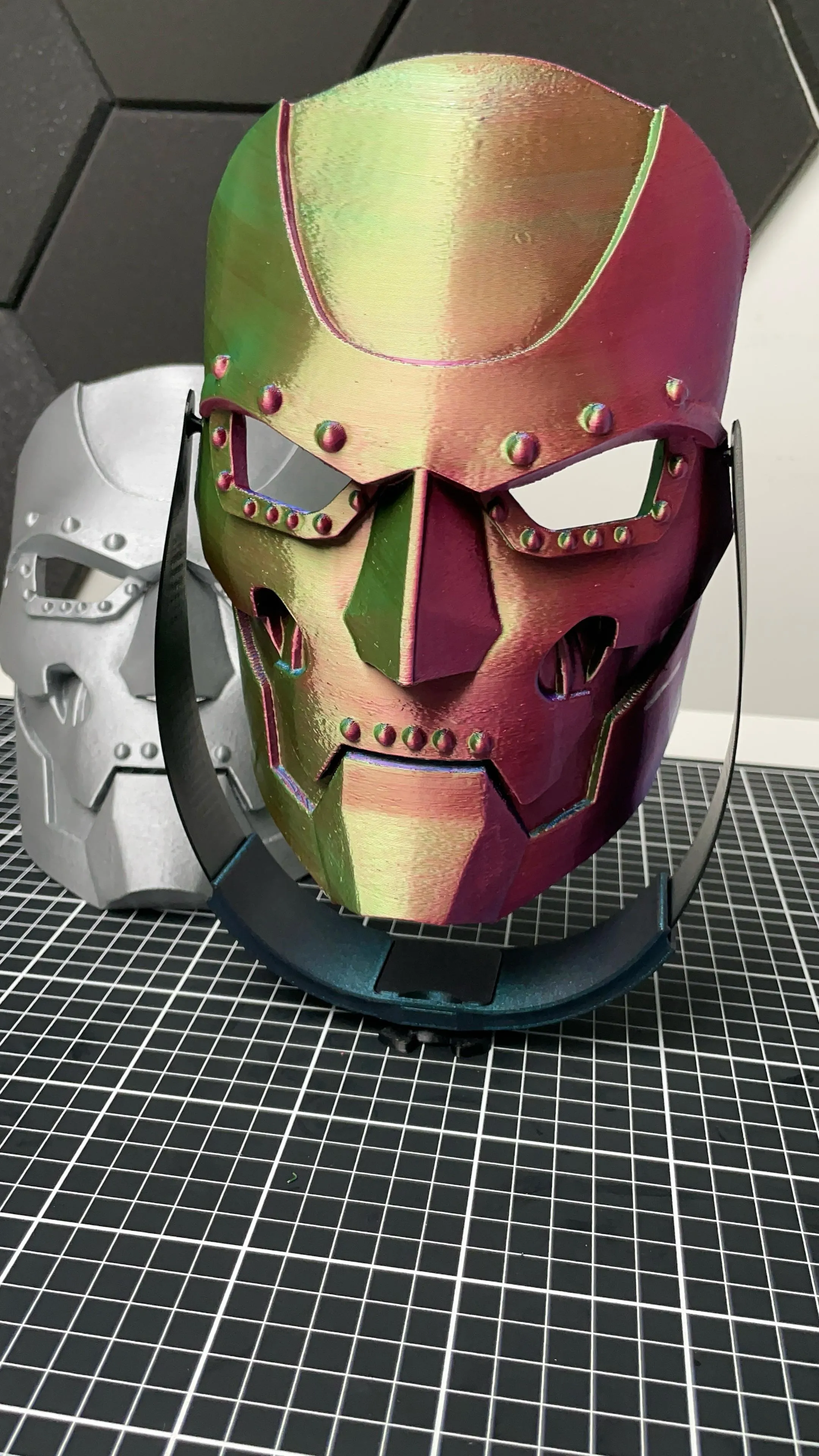 Dr. Doom Mask with Adjustable Strap by 3DXAV MakerWorld: Download Free ...