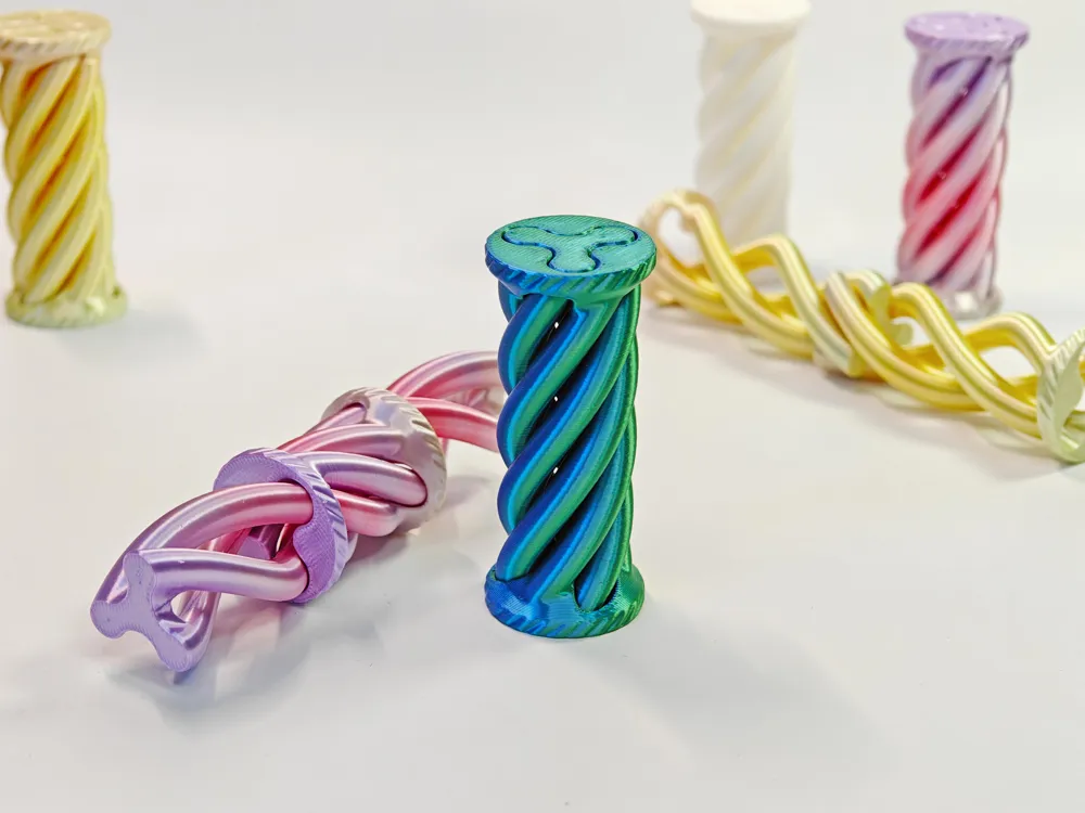 Repetitive Spiral Twisting Fidget Toy TD1 Compact Rotating Texture 1 ...