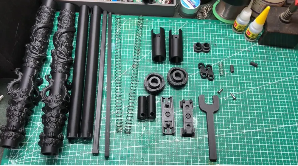 Automatic Telescoping Staff Kit 3.0 by Sir Zhang DIY MakerWorld ...