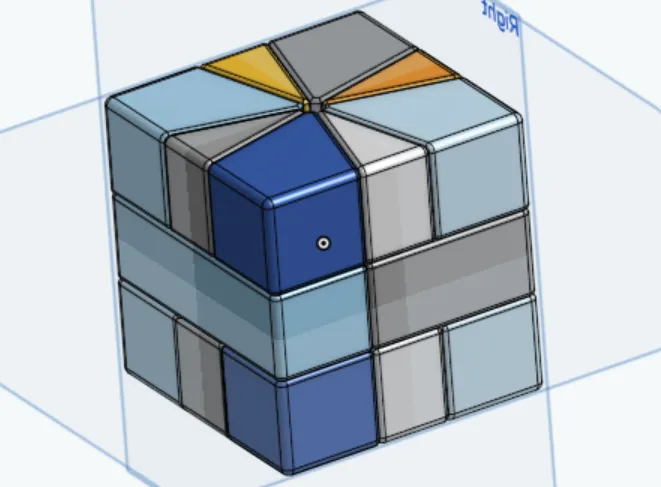 Square 1 rubiks cube by trispaceMakerWorld: Download Free 3D Models