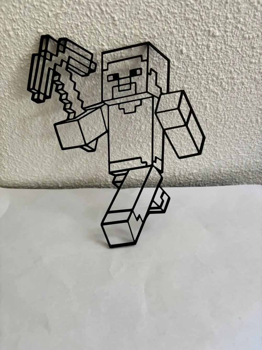Minecraft Steve Wall Art by 3DPrintastica - MakerWorld