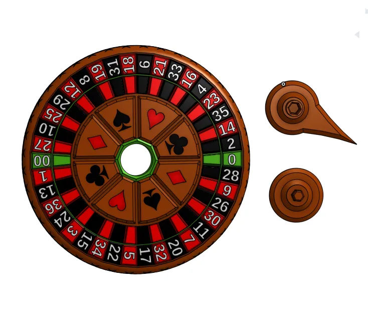 Roulette Fidget Spinner! - Free 3D Print Model - MakerWorld