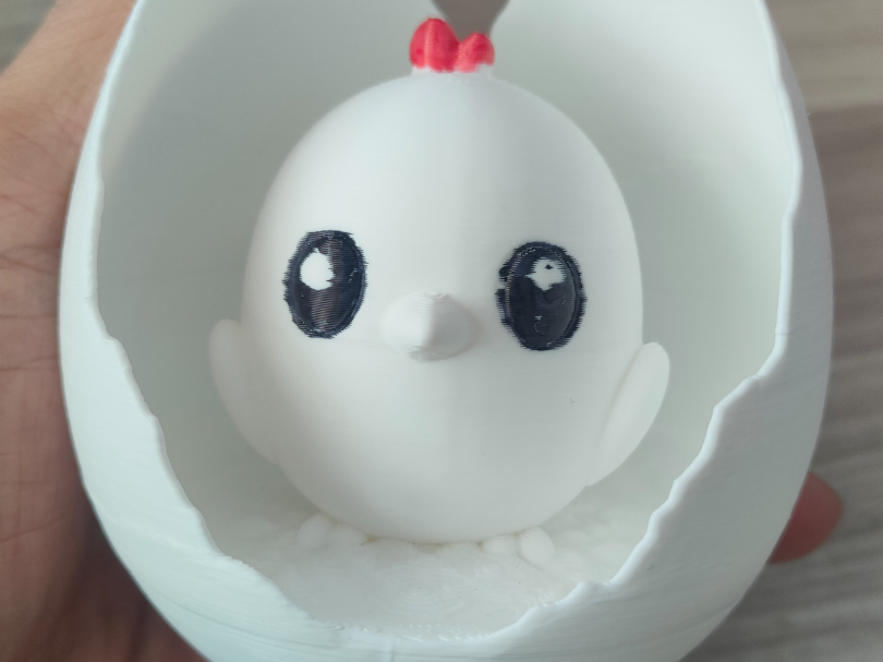 A Chick Breaking from Its Shell by user_4155453447 - MakerWorld