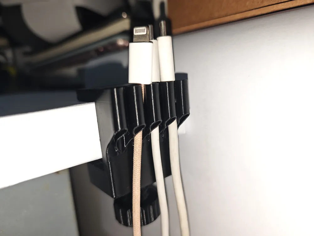 Clamp-on Desk Cable Organizer by warmth121MakerWorld: Download Free 3D ...