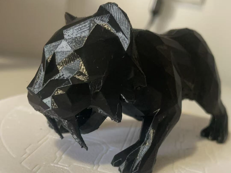 Polygonal Saber-toothed Tiger by user_985269214 MakerWorld: Download ...