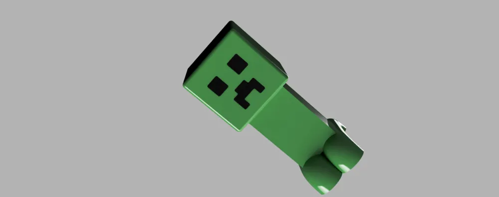 Minecraft movie popcorn creeper by SNI.3D - MakerWorld