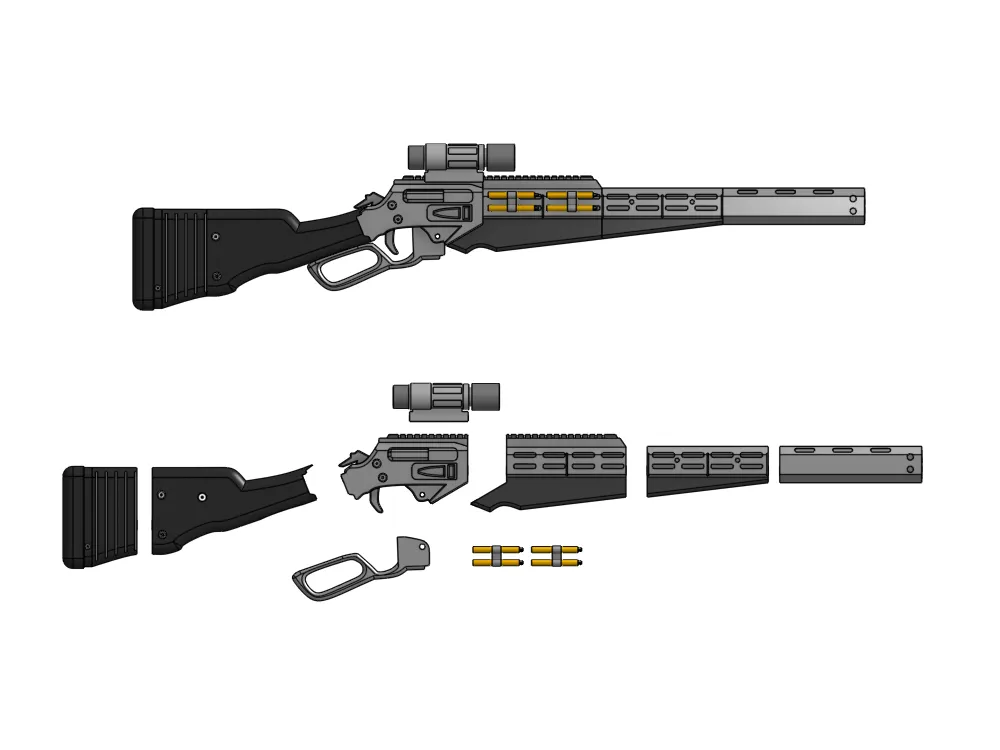 R-6 Deadeye rifle helldivers II by ReProps2003 MakerWorld: Download ...