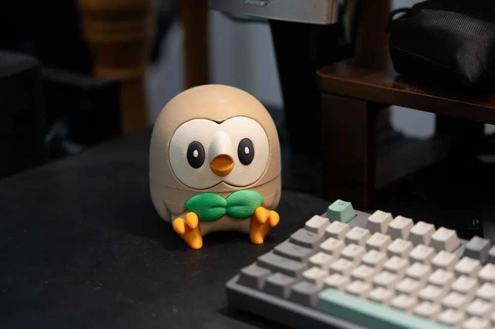 722 Rowlet Mijia Hanging Lamp Knob Skin by IkedaMakerWorld: Download ...