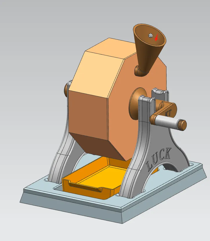 Desktop Lottery Machine by KT MakerWorld: Download Free 3D Models