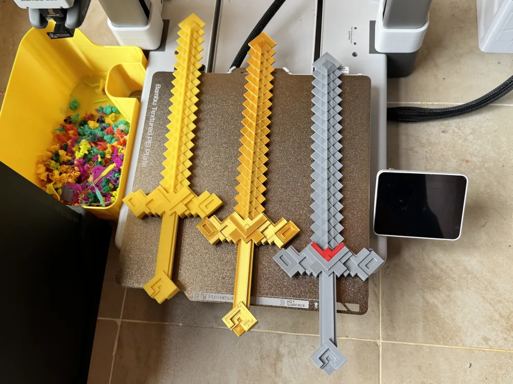 Minecraft 我的世界大电影 剑mini 来自 Kass 3D MakerWorld：免费下载 3D 模型