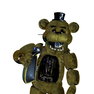 金色弗雷迪雕像 来自 Alfie Print$ MakerWorld：免费下载 3D 模型