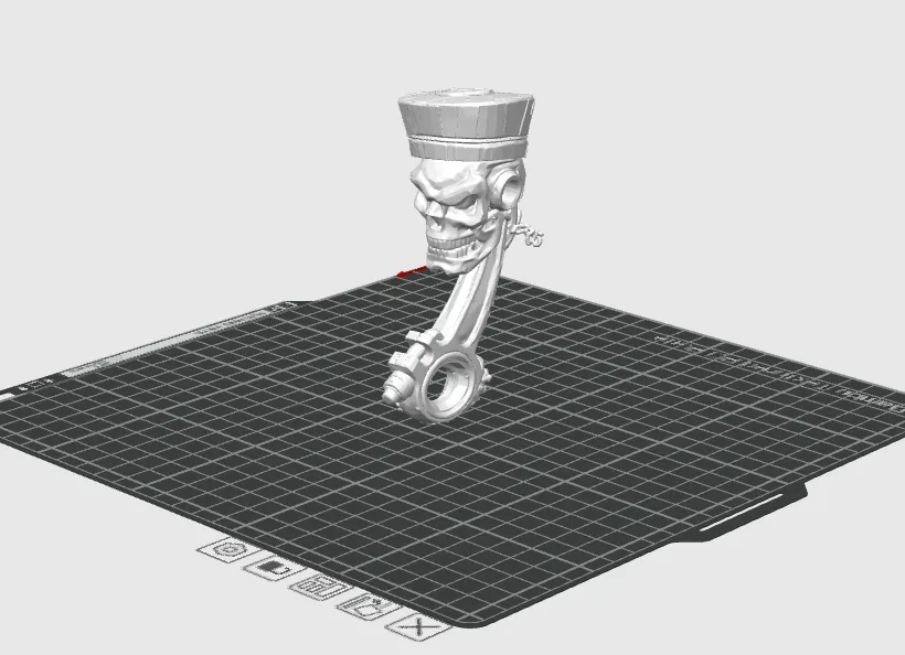 Skull Faced Piston By Maxgiat Makerworld Download Free 3d Models