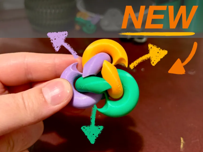 Infinite Cogs Magnetic Fidget - Many Magnet Sizes by Viltsu MakerWorld ...