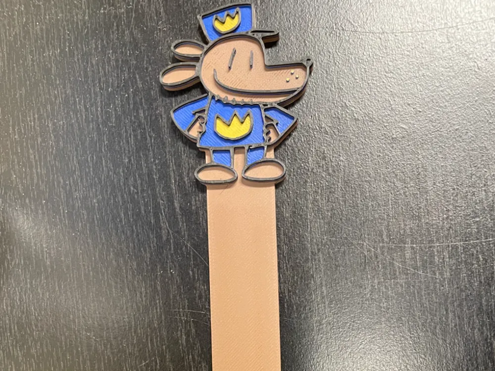 DogMan Bookmark by BR DESIGNS MakerWorld: Download Free 3D Models