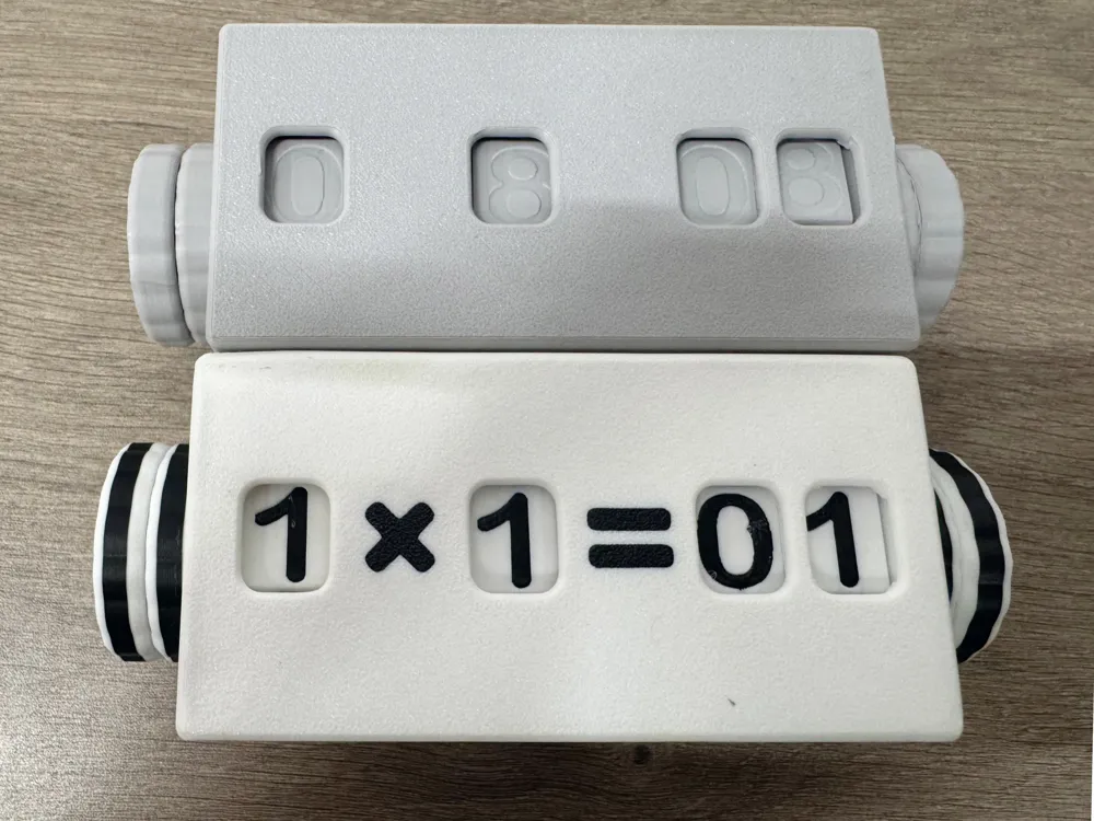 Multiplication Flash Card Educational Toy Flip Calendar by 关灯DIY ...