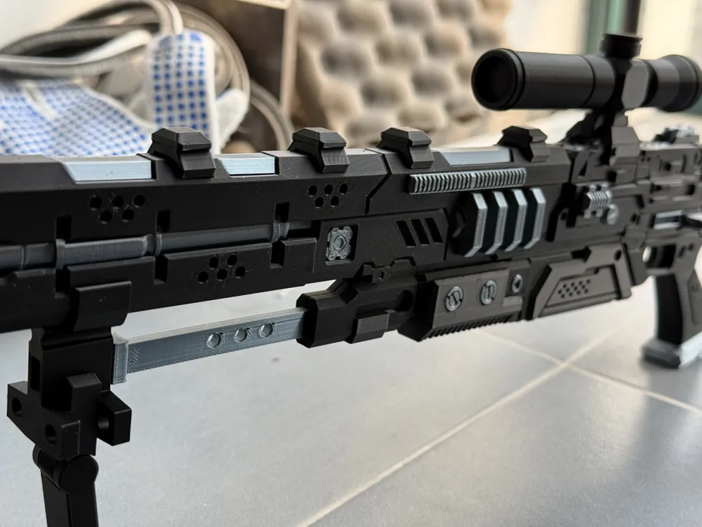 Electromagnetic Sniper Rifle Z-001 by 皓刻 MakerWorld: Download Free 3D ...