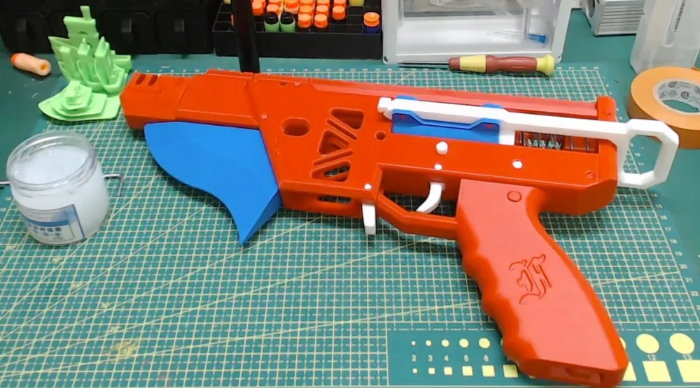 PG-1 Sponge Soft Bullet Launcher Appearance and O-ring Modification ...