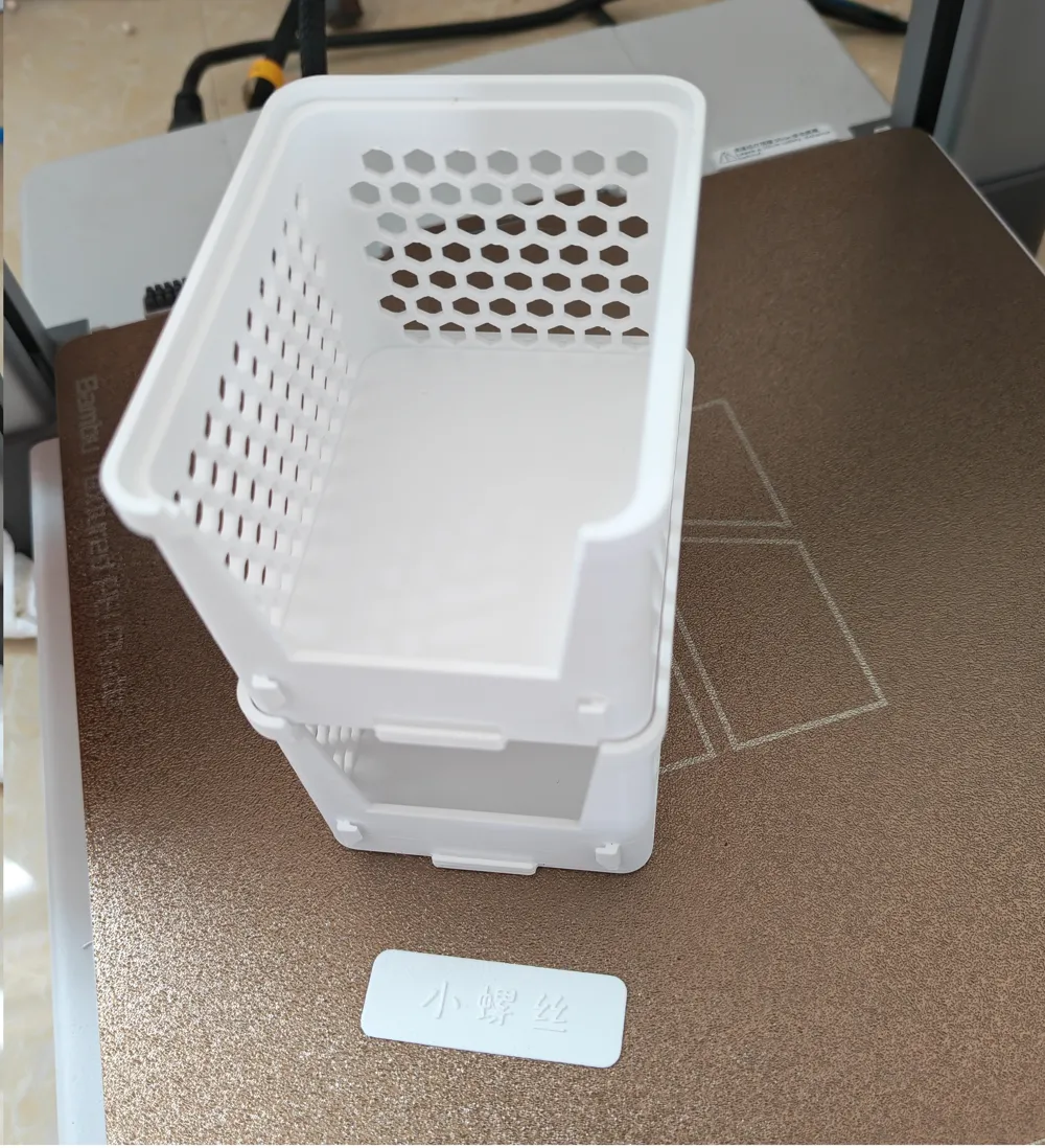Mesh Stackable Parts Bin with Labels by kkyy MakerWorld: Download Free ...