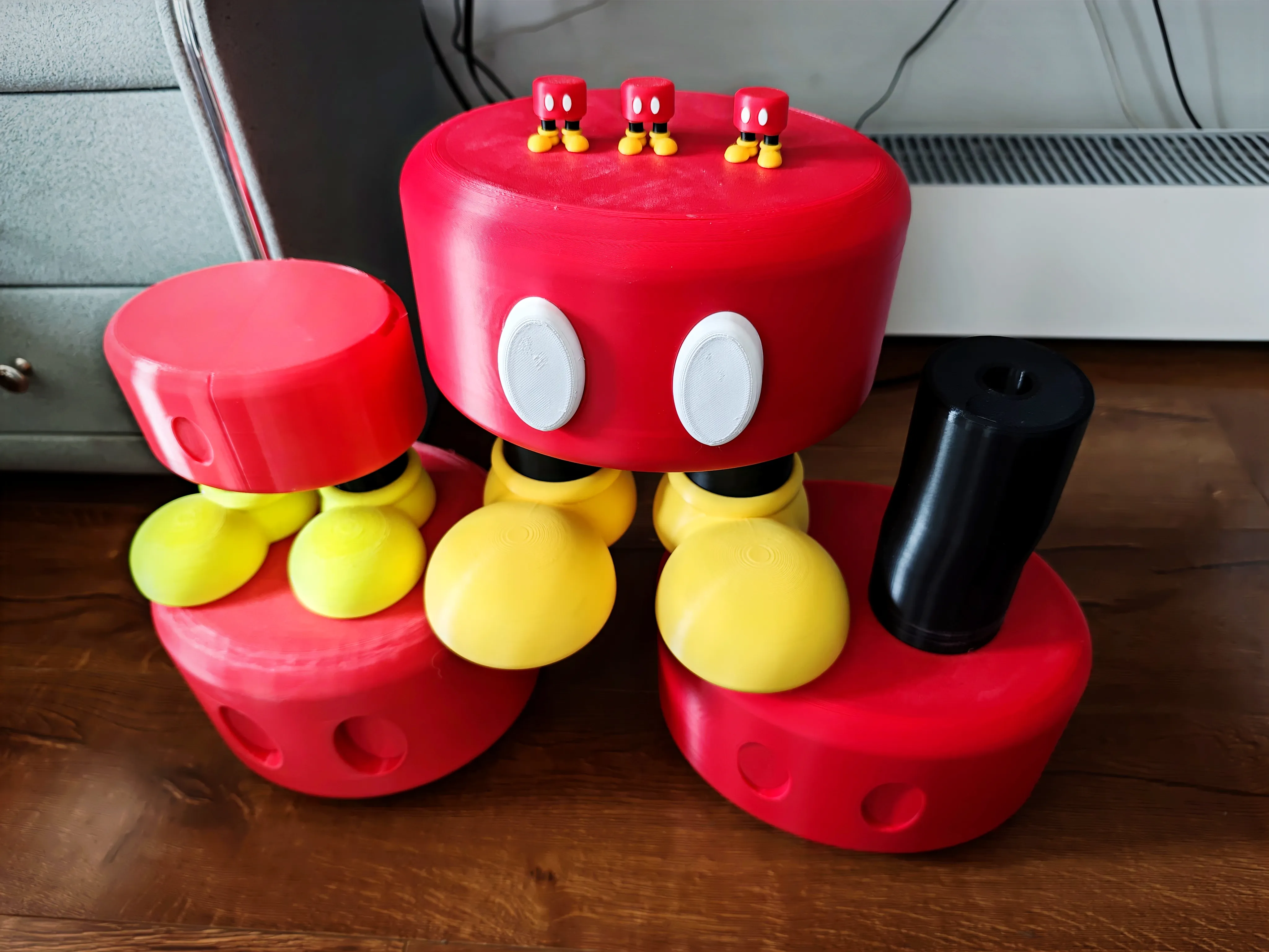 Mickey Chair Chair and Mini Mickey Mouse Chair by Leon Lab MakerWorld ...