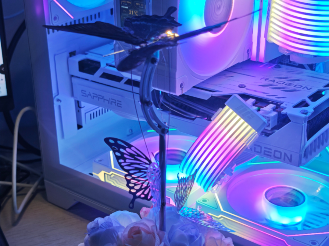 Mechanical Butterfly Base with Lid, Fits 15cm Glass Cover, with ...