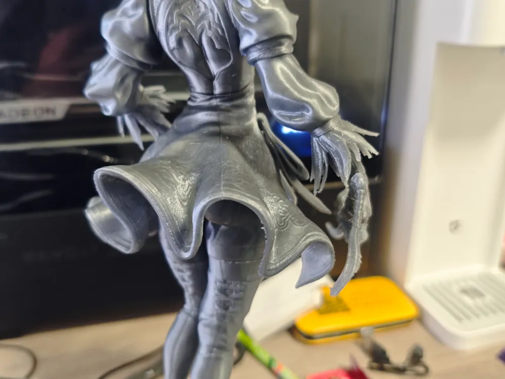 Nier Automata 2B Figurine 3D Printer Performance Test Model by user ...