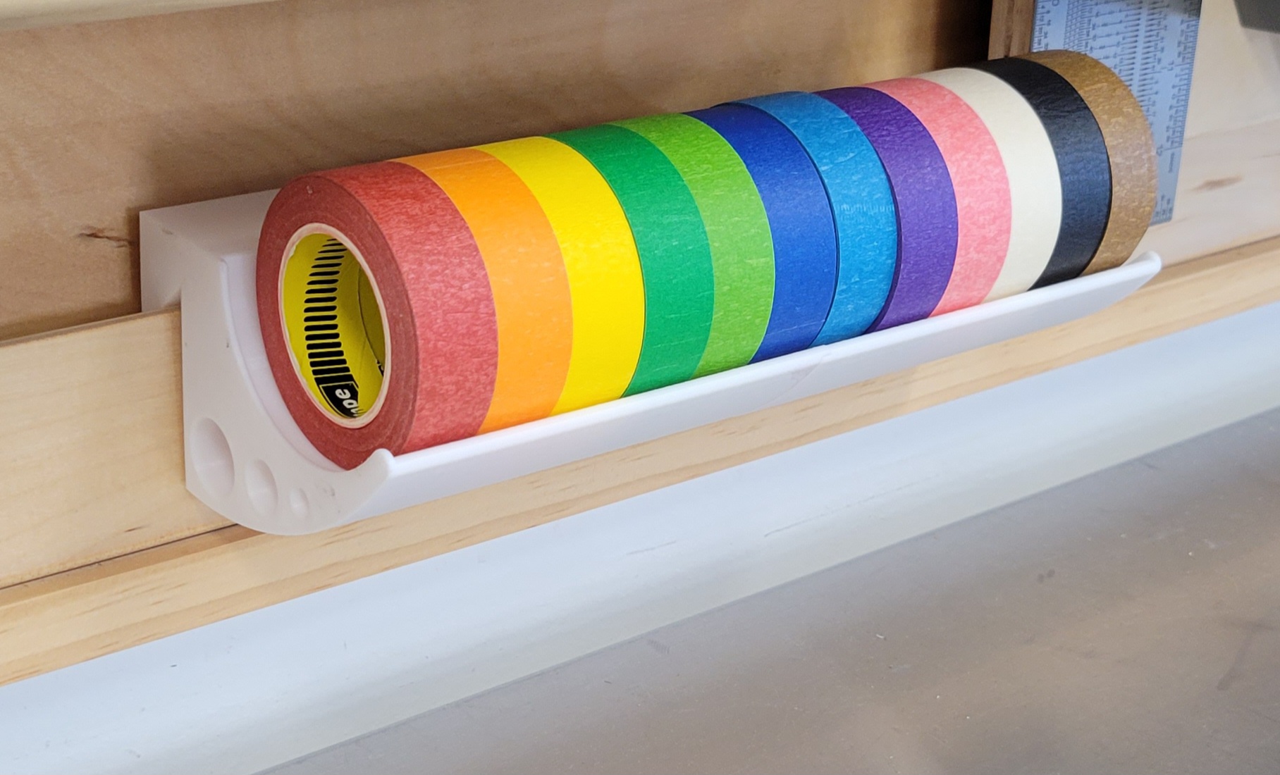 French Cleat Small Roll Tape Holders by sonicPulse - MakerWorld