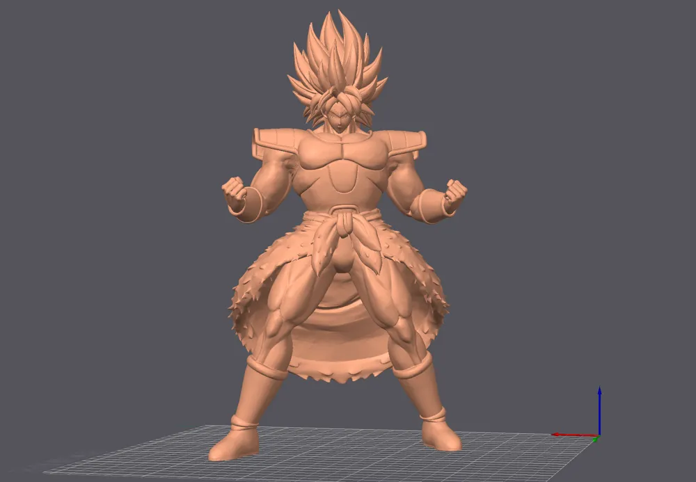 DragonBall Broly (Super) 3D Model - Free 3D Print Model - MakerWorld