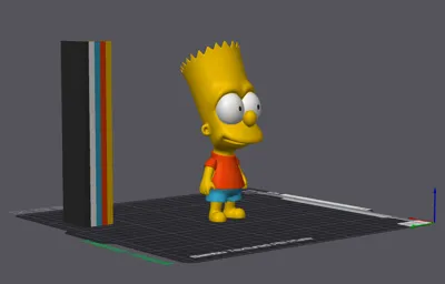 Bart Simpson 3D Model - Free 3D Print Model - MakerWorld