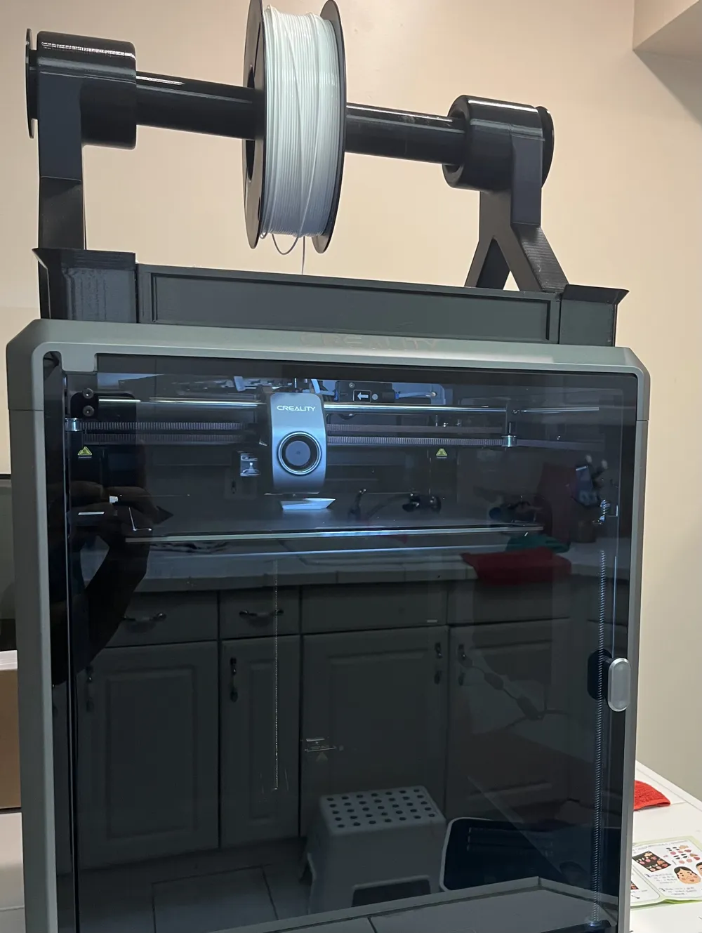 Creality K1 Max Top Spool Holder for TPU Printing by techbit MakerWorld ...