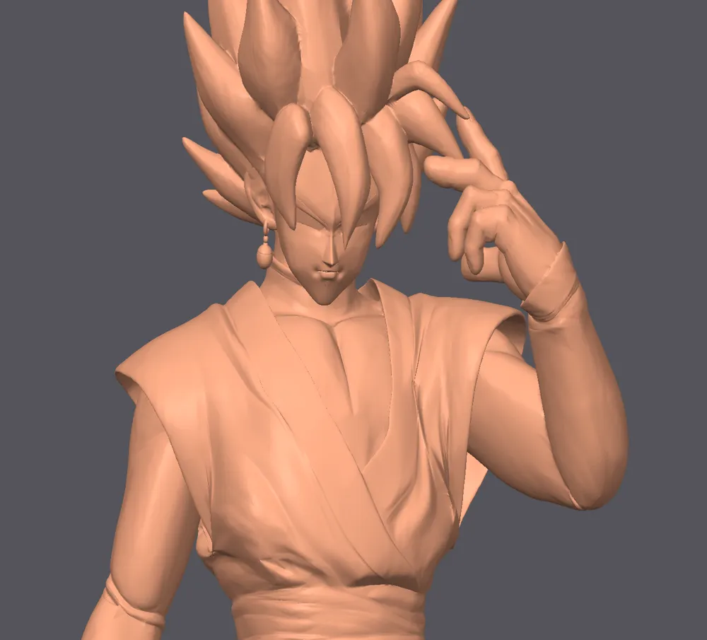 Goku Black DragonBall 3D Model by Ryan MakerWorld: Download Free 3D Models