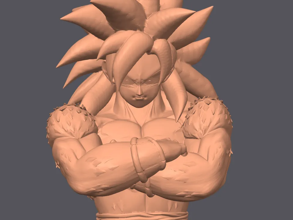 Goku Daima Super Saiyan 5 Dragon Ball 3D Model by Ryan - MakerWorld